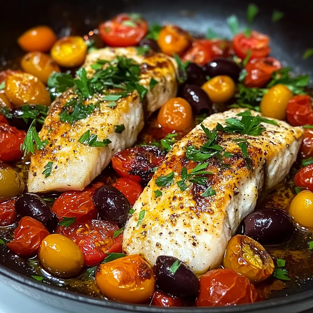 Mediterranean Baked Fish