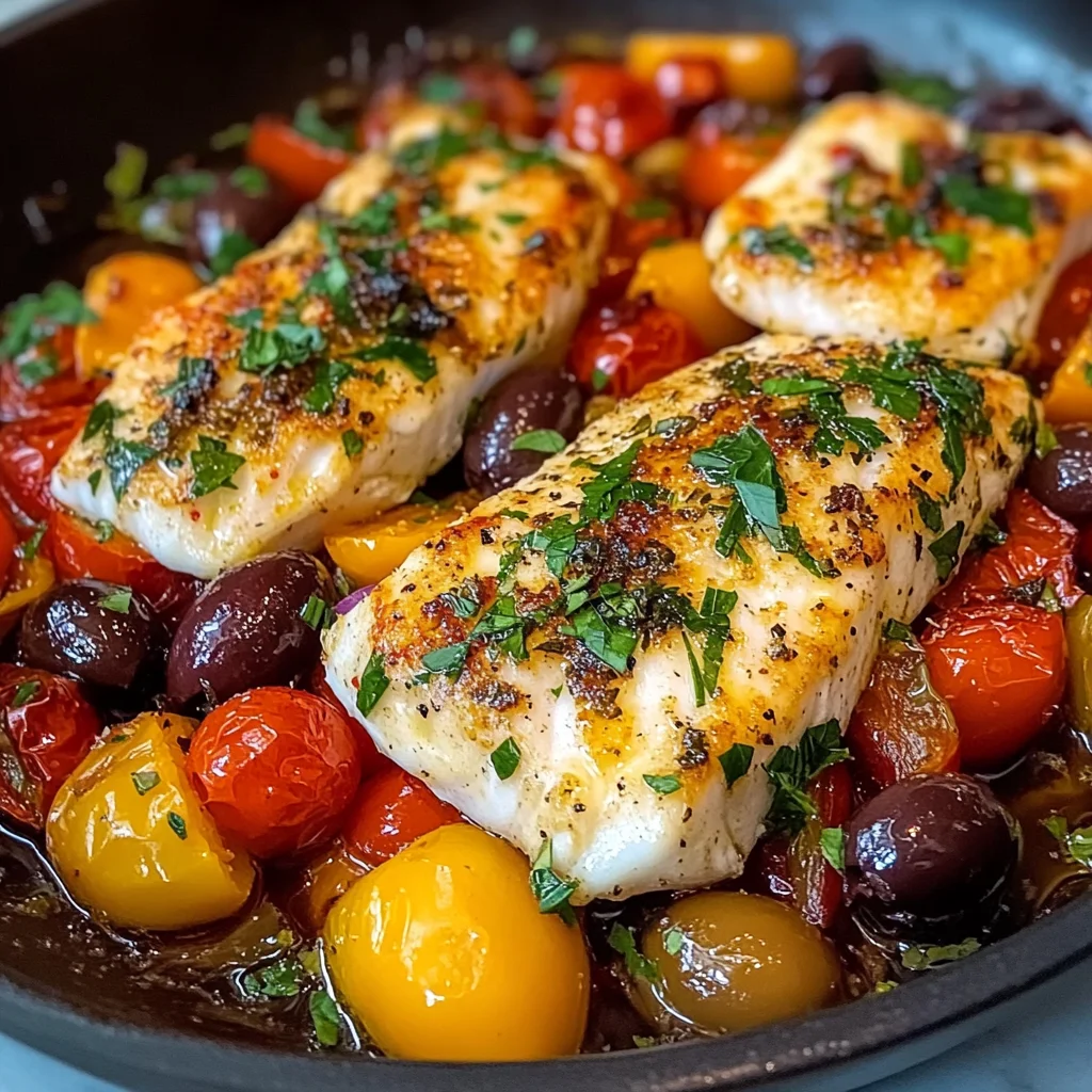 Mediterranean Baked Fish