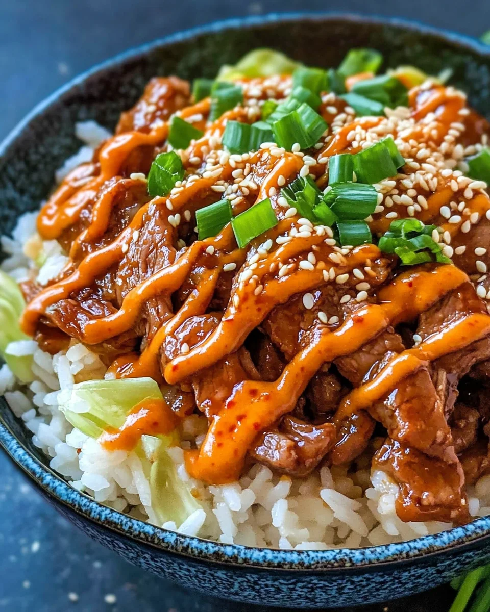 Korean Spicy beef Bowls: The Ultimate Cozy Comfort Food